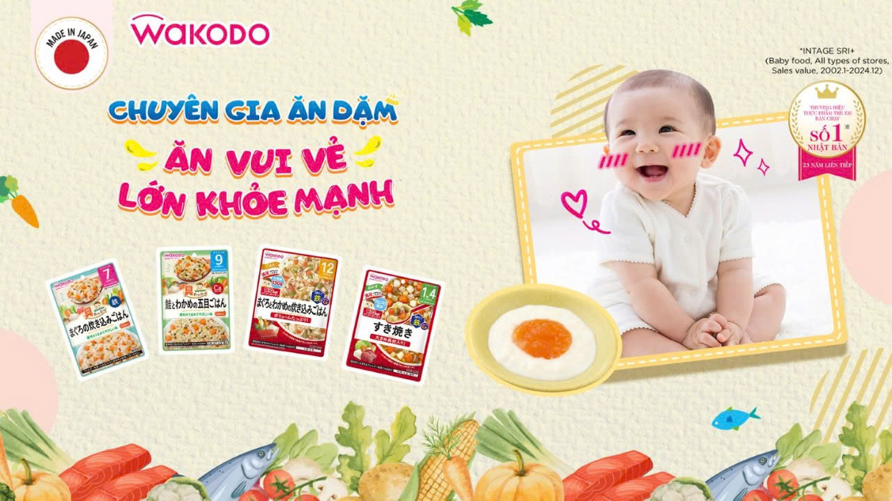 WAKODO - Thương hiệu thực phẩm trẻ em đầu tiên sản xuất tại Nhật Bản ...